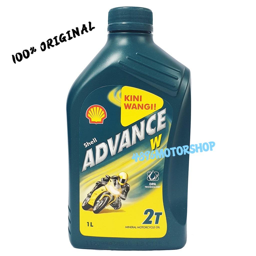 100% ORIGINAL SHELL W2T W 2T OIL MINYAK WANGI 1 LITRE LITER | Shopee ...