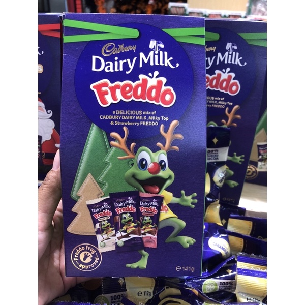 Cadbury Dairy Milk Christmas Freddo Gift Bag 141gram | Shopee Malaysia