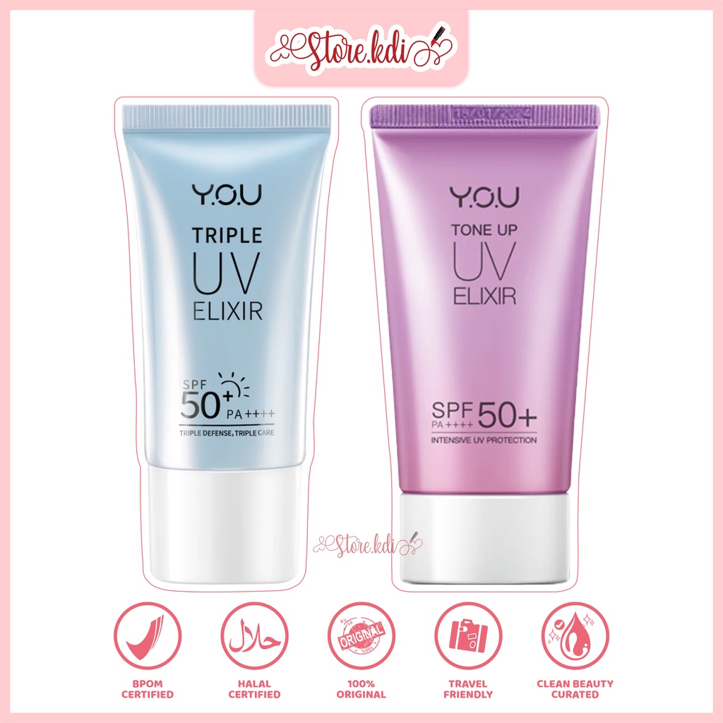 You UV Elixir Sunscreen SPF 50+ PA++++ | Shopee Malaysia