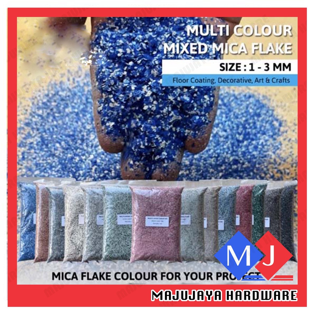 1KG Epoxy Color Flake Coating Toilet Tile Floor Slab Anti Slip Mica ...