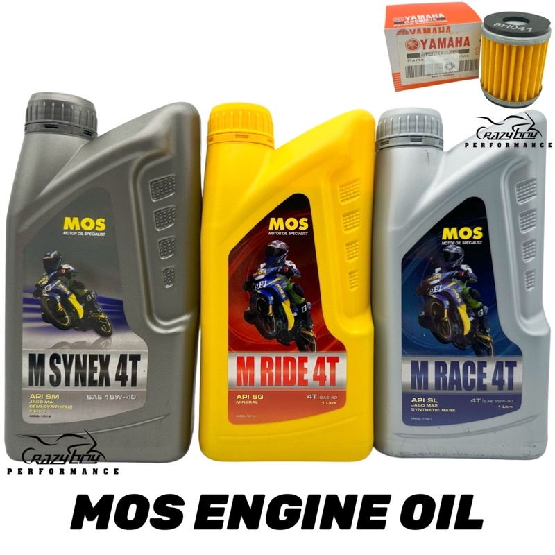 100% ORIGINAL MOS ENGINE OIL MINYA ENGINE ADD ORIGINAL OIL FILTER LC135 ...