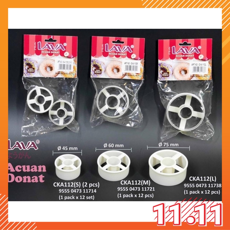 LAVA DOUGHNUT MOULD/LAVA ACUAN DONUT | Shopee Malaysia