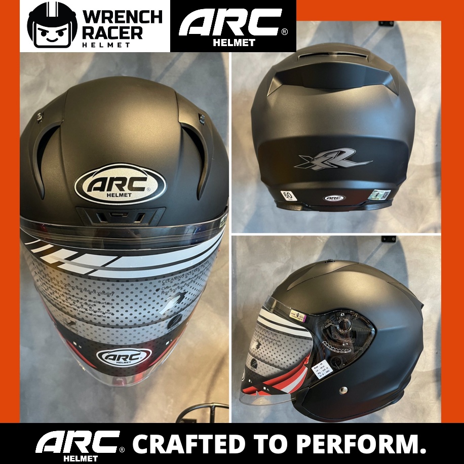 Helmet ARC XR - Supreme Grey / Supreme Gold / Matt Black / Black / Buca ...