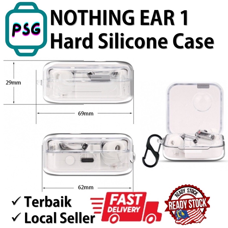 (PSG) NOTHING Ear 2 / NOTHING Ear 1 Earbuds Silicone Case Full Cover ...