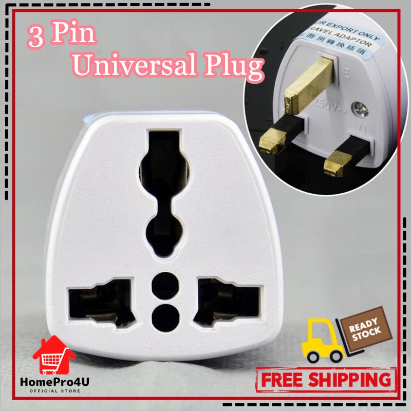 3 Pin Conversion Plug Universal Adapter British Socket Adapter Plug 插头 ...