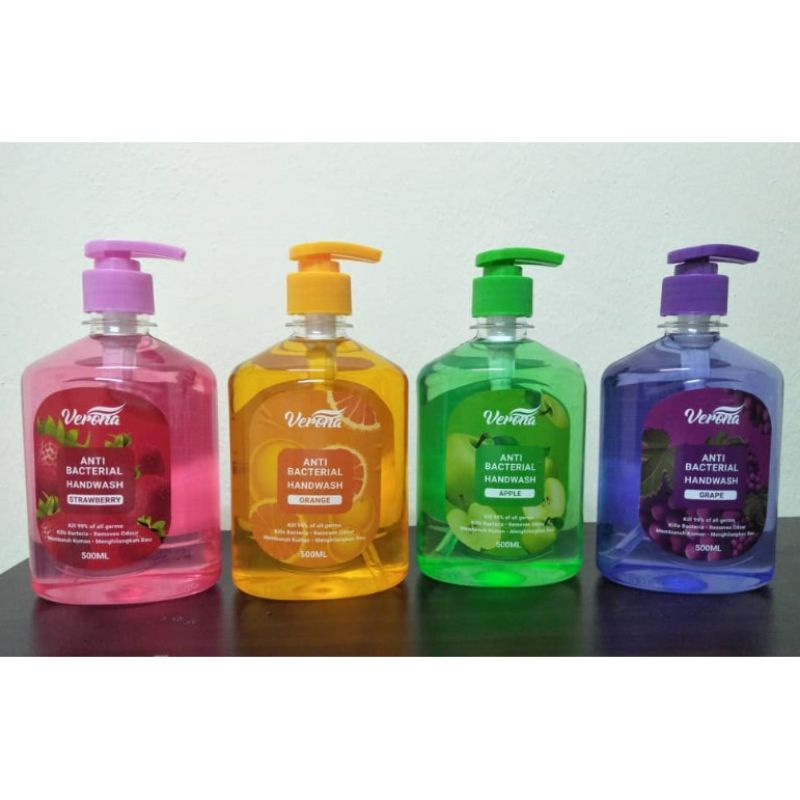 500ml Anti-Bacterial Handwash Hand Soap / Sabun Pencuci Tangan | Shopee ...