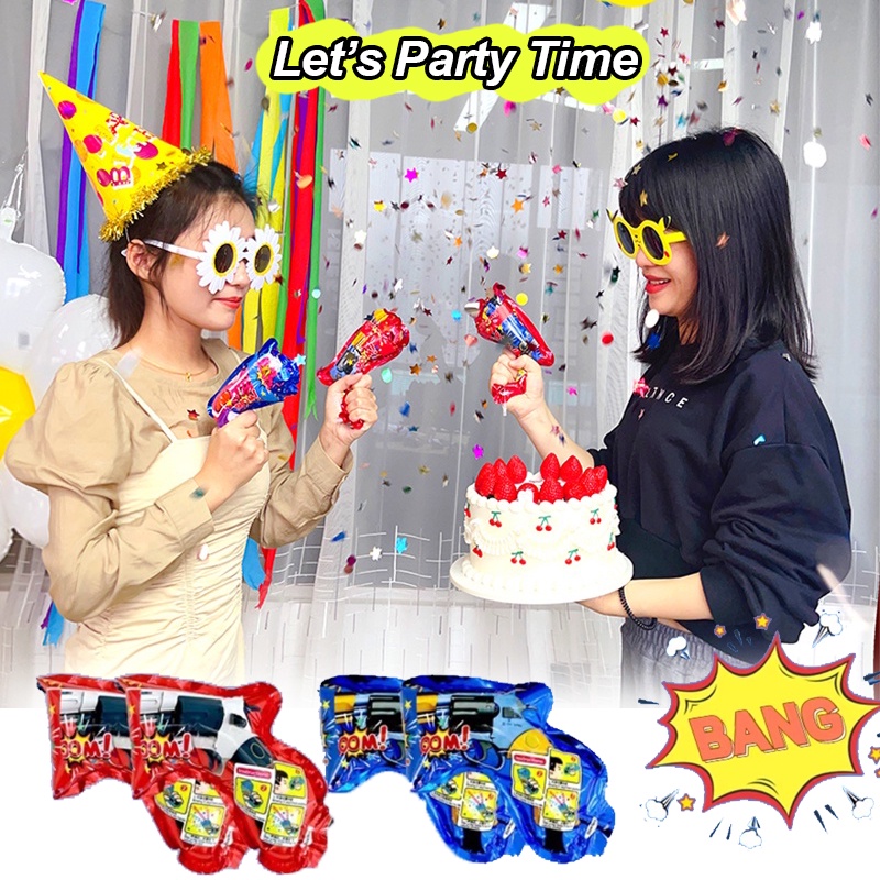 Inflatable Balloon Fireworks Gun Party Toys Confetti Firework Toys for ...