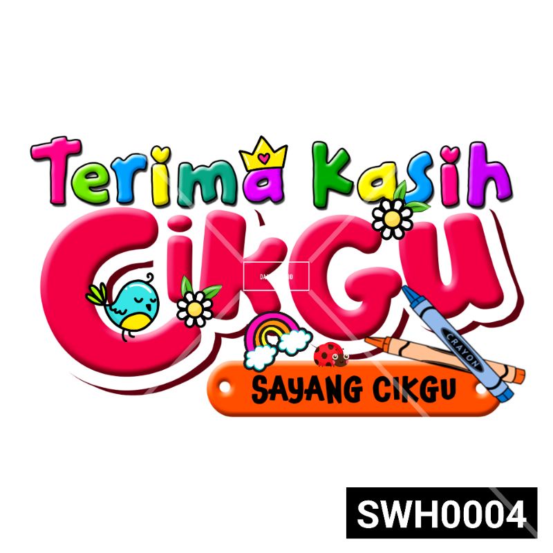 2024🎉 Sticker Thank You Teacher | Terima Kasih Cikgu | Pelajar Murid ...