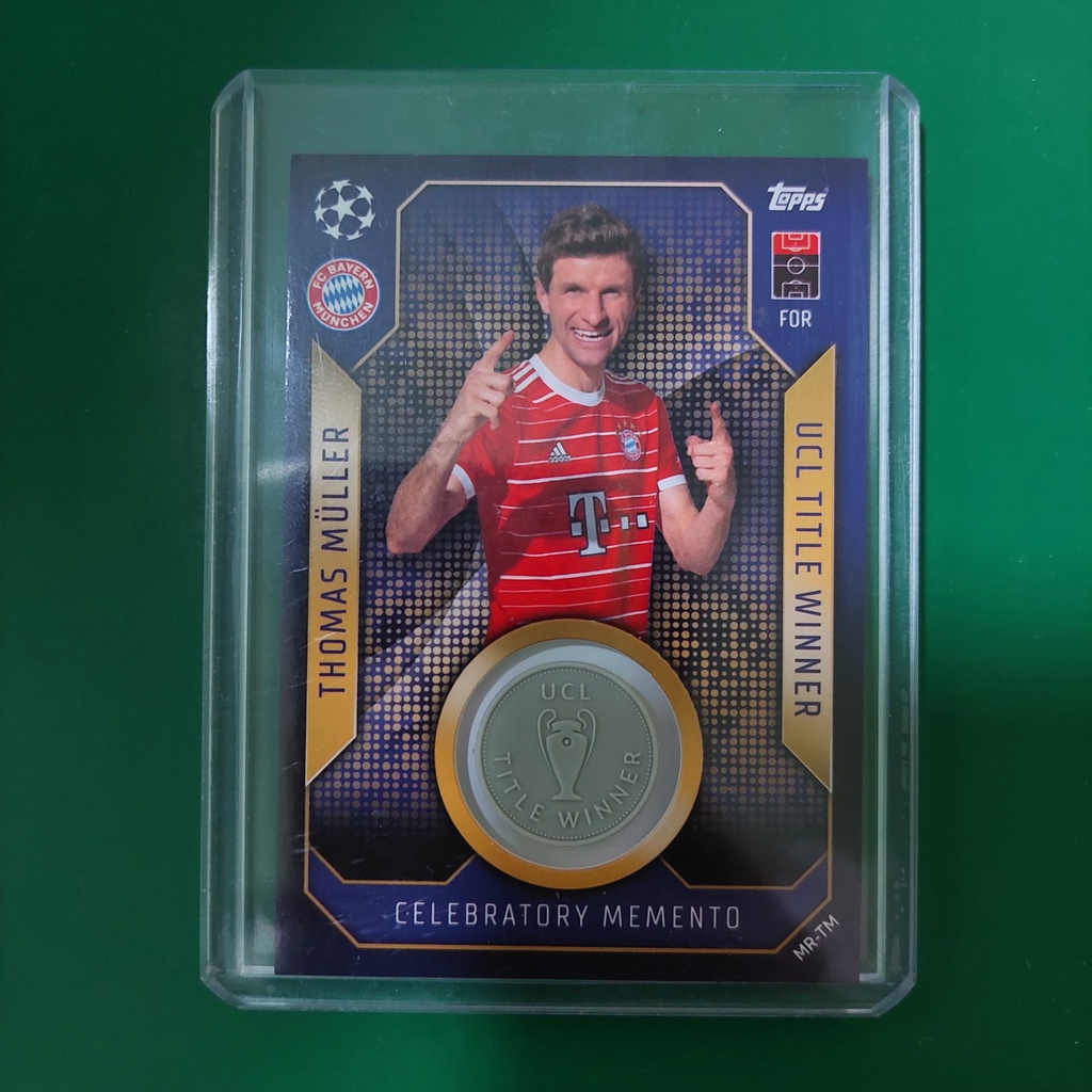 Thomas Muller Celebratory Memento Match Relic Match Attax 22/23 Topps ...