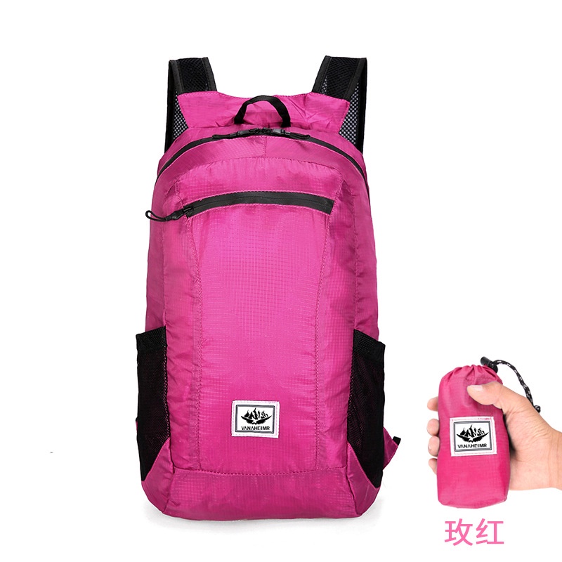 20L Foldable Travel Bagpack Beg Hiking Bag Pack Small Backpack ...