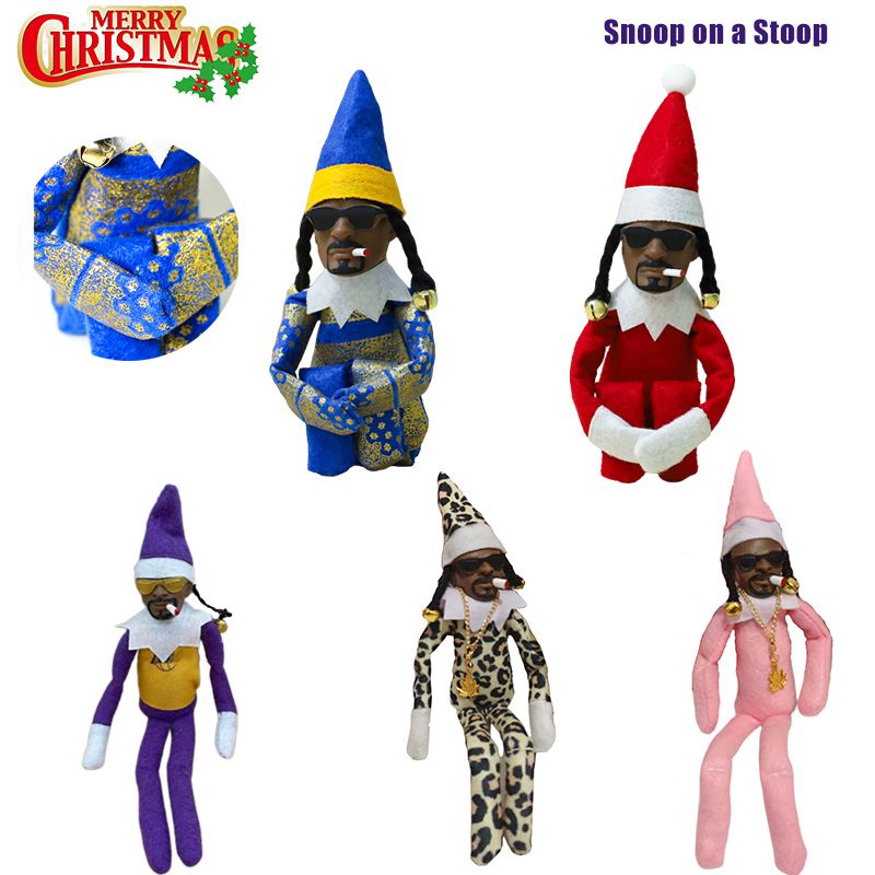 Snoop On Distinctive The Stoop Christmas Elf Doll Plush Home Decor Toy ...