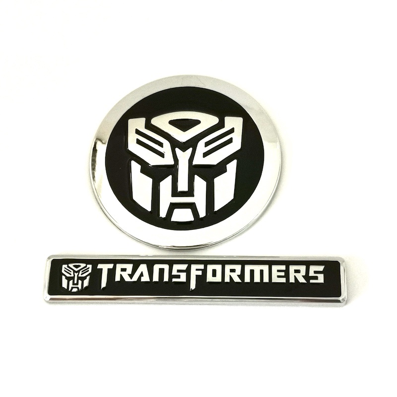 1 X Metal 3D Black TF Transformers Autobot Emblem Sticker for Car Motor ...