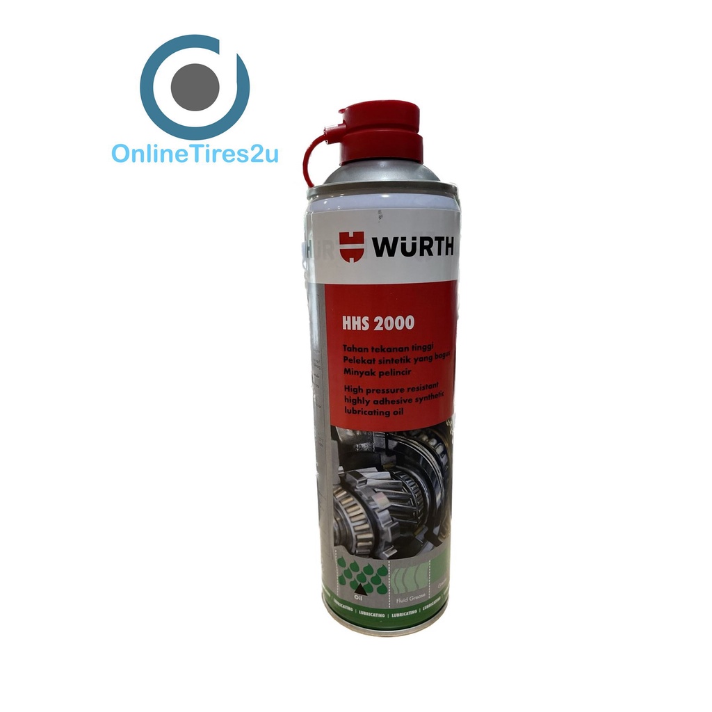 WURTH HHS2000 Lubricant Spray (500ml) | Shopee Malaysia