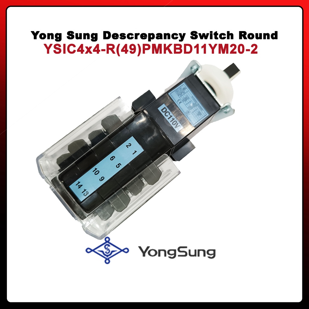 Yong Sung Discrepancy Switch Round / Square ( YSIC-4X4-R(49)PMKBD11YM20-2 / YSIC-4X4-R(49 ...