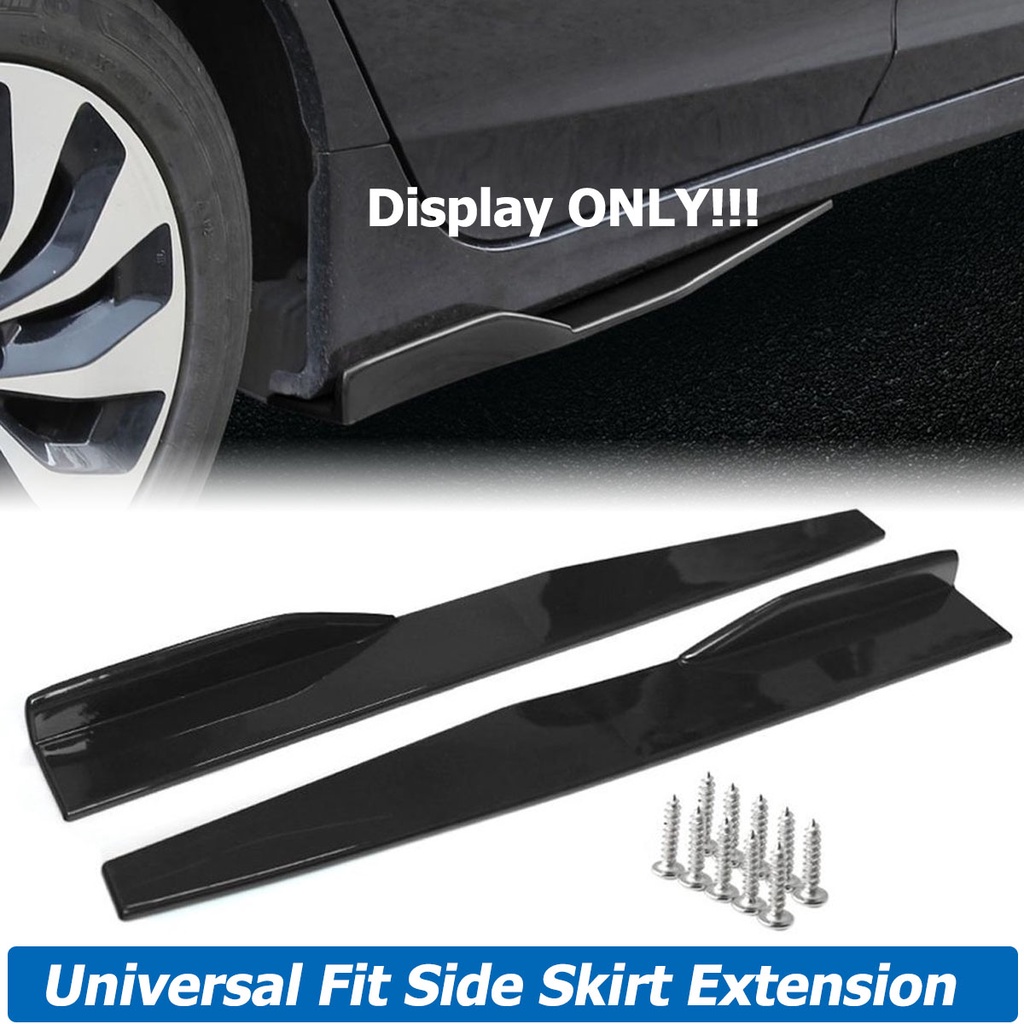 74.5cm Universal Side Skirt Rocker Extension Apron Panel Lip Body Kit ...
