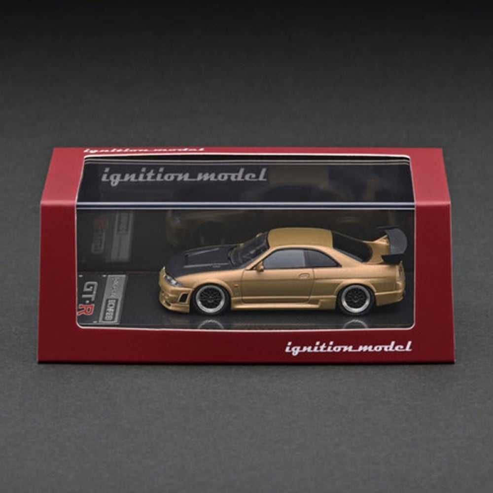 Ignition Model IG2509 1/64 NISSAN SKYLINE GTR R33 NISMO 400R MATTE GOLD ...