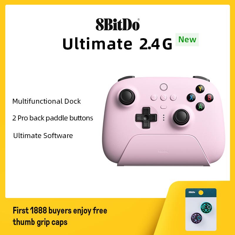 8BitDo - Ultimate Wireless 2.4G Gaming Controller with Charging Dock ...