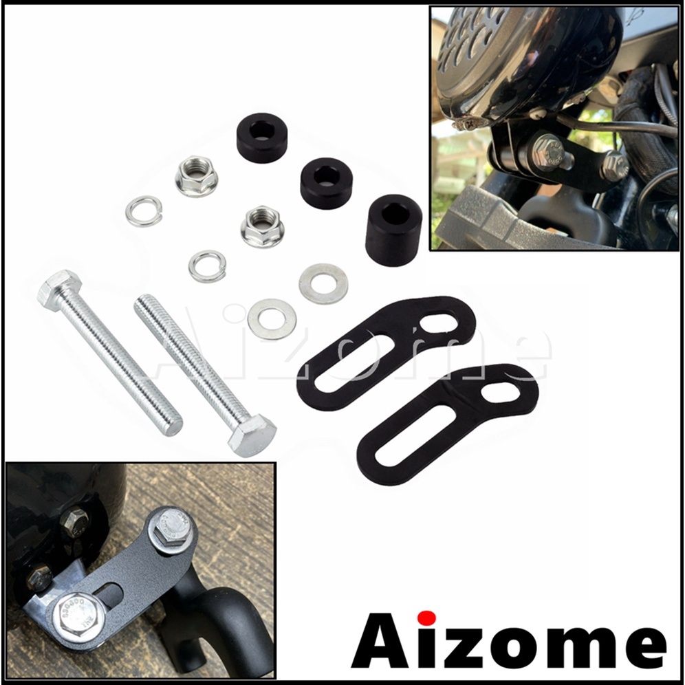 Motorcycle Headlight Bracket Mount Extension Kit For Harley Softail Low ...