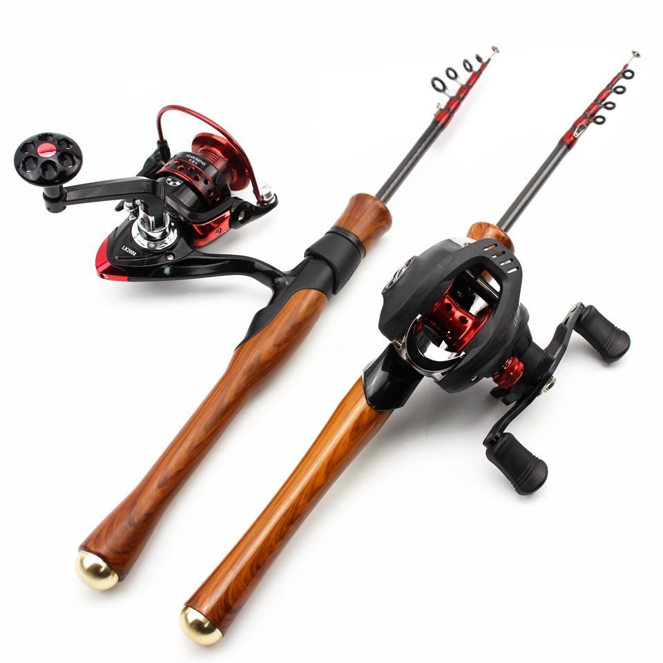 Carbon ul shrinkage horse mouth rod micro-object fly rod ultra-short ...