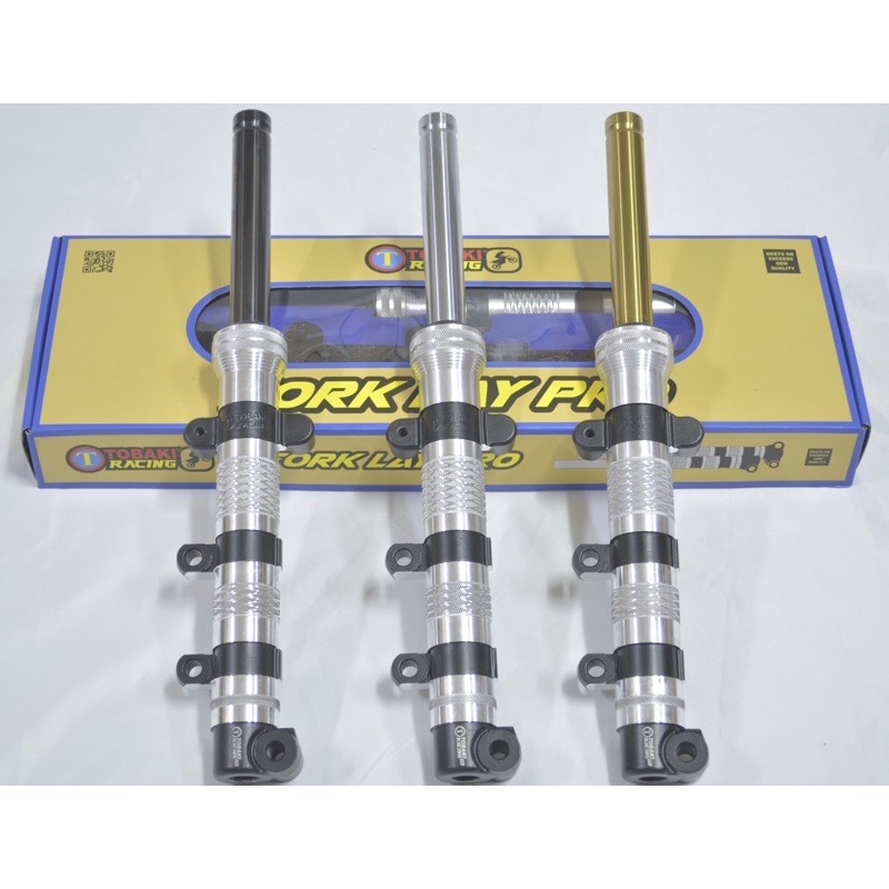 TOBAKI CNC FORK LAY PRO Y15ZR/Y16ZR/LC135 4S V2-V8/ LC135 5S GOLD/CHROME/BLACK | Shopee Malaysia