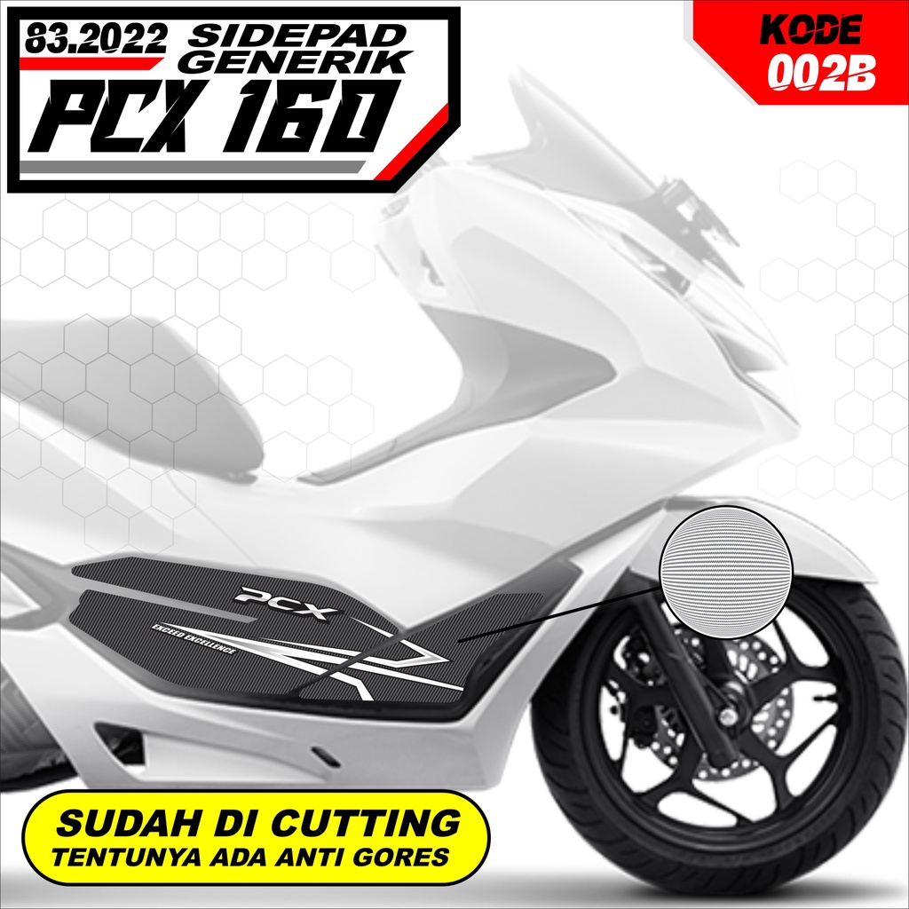 Sticker Tankpad Sidepad Bottom HONDA PCX 160 all PCX 160 sticker PRINT ...