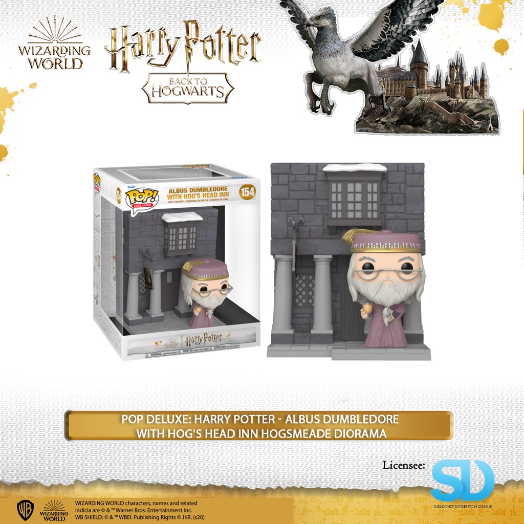 Funko Pop! Deluxe: Harry Potter - Albus Dumbledore with Hog's Head Inn ...