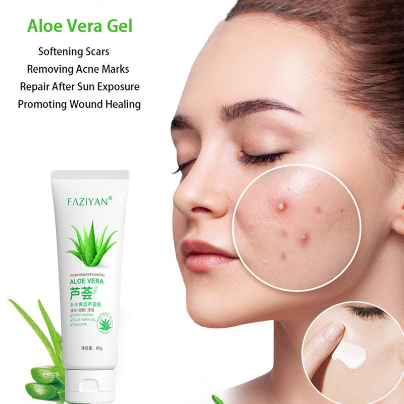 Aloe Vera Gel Face Cream Acne Treatment Soothing Moisture Soothing Gel