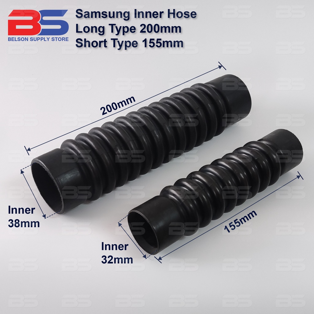 Inner Hose Samsung Washing Machine Long 200mm & Short 155mm | Shopee ...