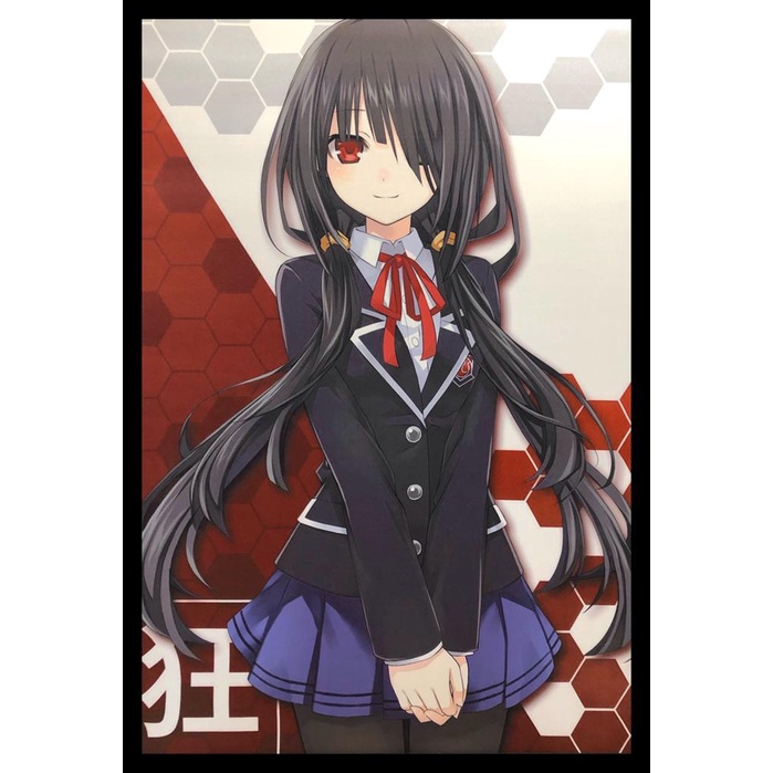 (READY STOCK)Home decoration Animation kurumi tokisaki banner framed ...