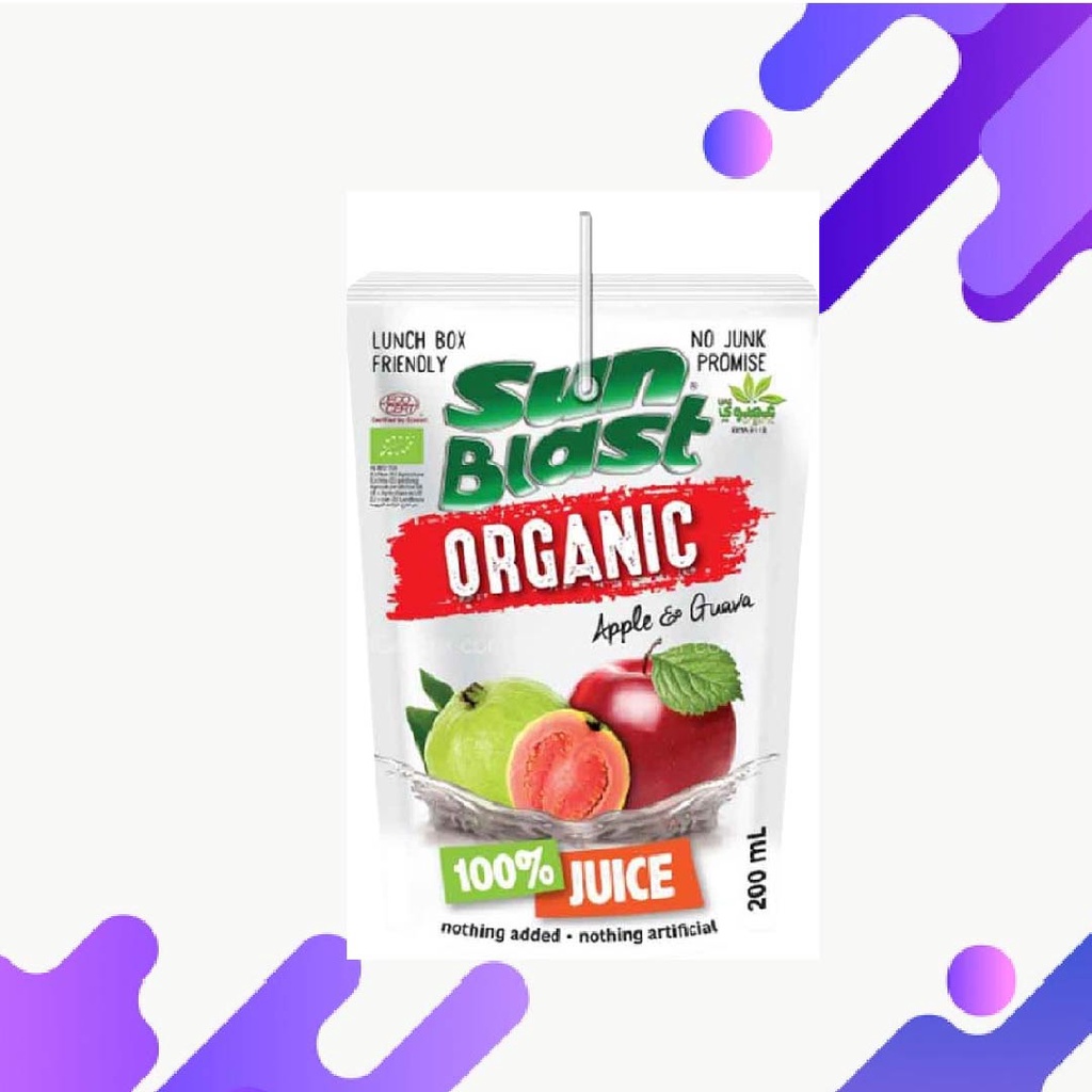 Sunblast - 100% Organic Juice 有机果汁 200ml | Shopee Malaysia