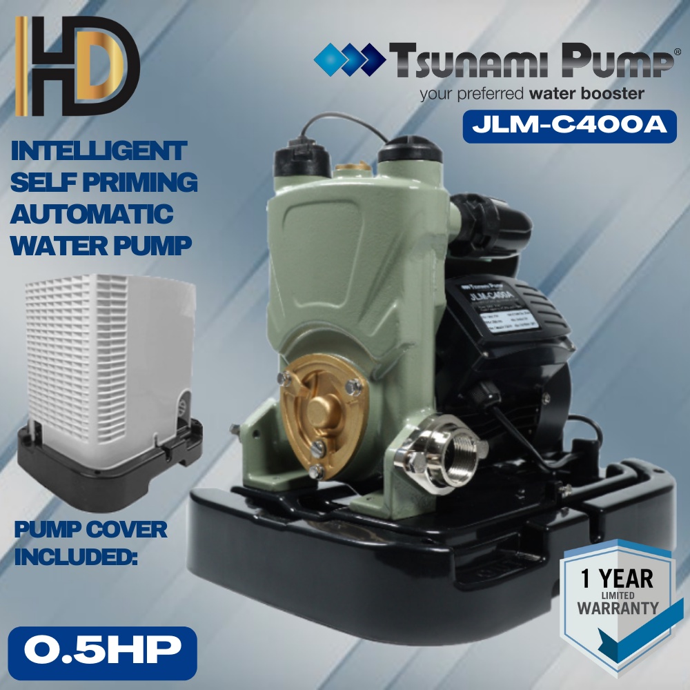 Tsunami Pump JLM-C400A Intelligent Self Priming Water Pump With Water ...