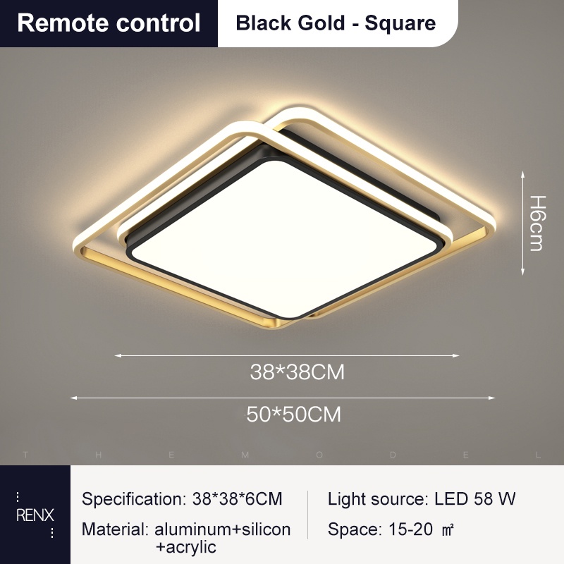 LED Ceiling Light Modern Lampu Siling Ruang Tamu Acrylic Ultra Ceiling ...