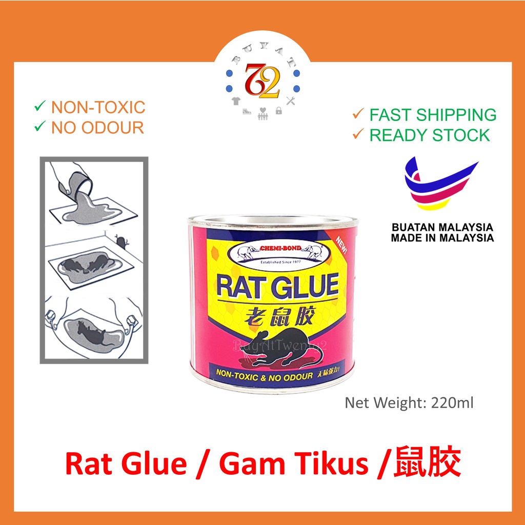 Rat Glue Non-toxic No Odour / Gam Tikus Tidak Toksik Tiada Bau / 鼠胶 ...