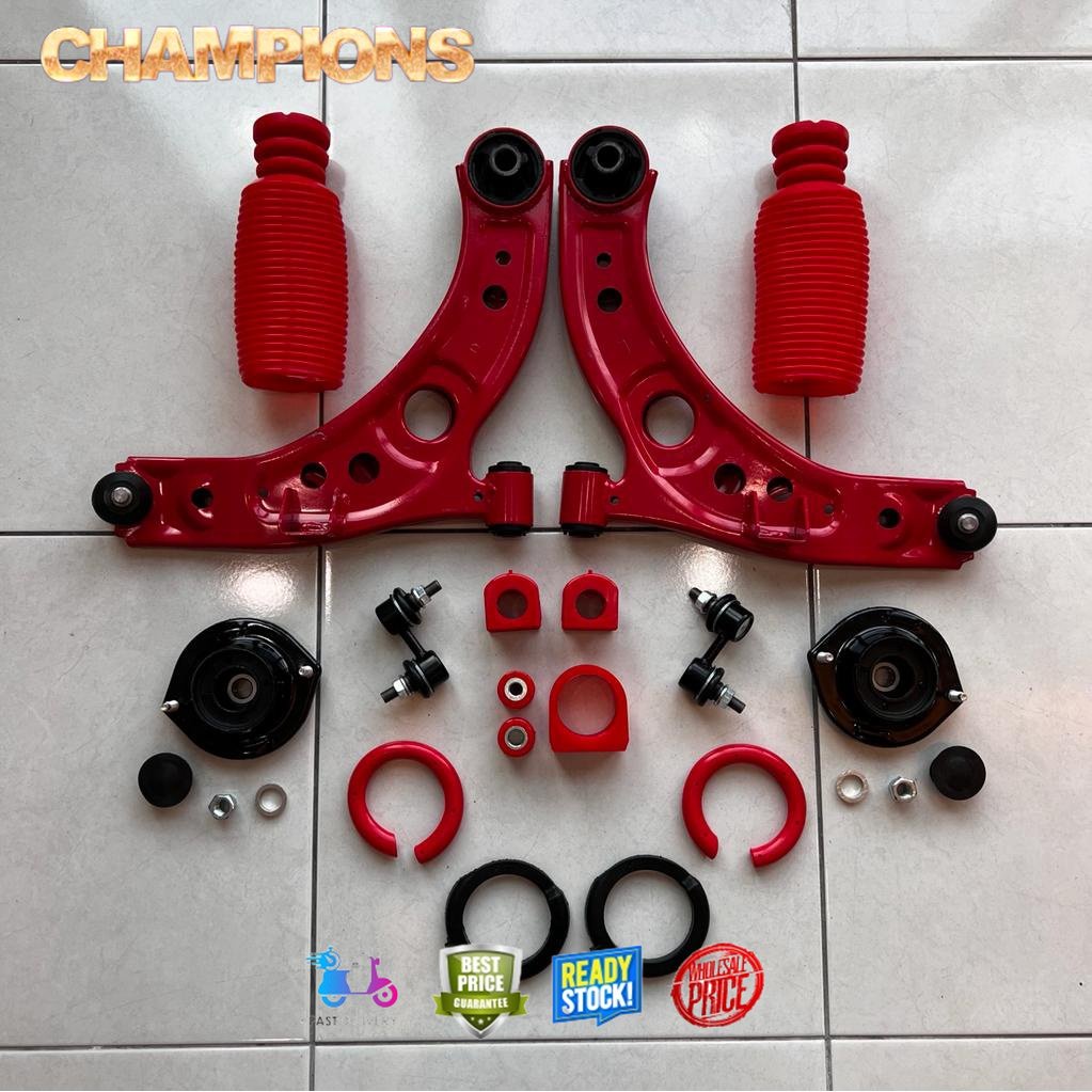 23 ITEM COMPLETE SET LOWER ARM/STABILIZER LINK/STEERING RACK BUSH ...