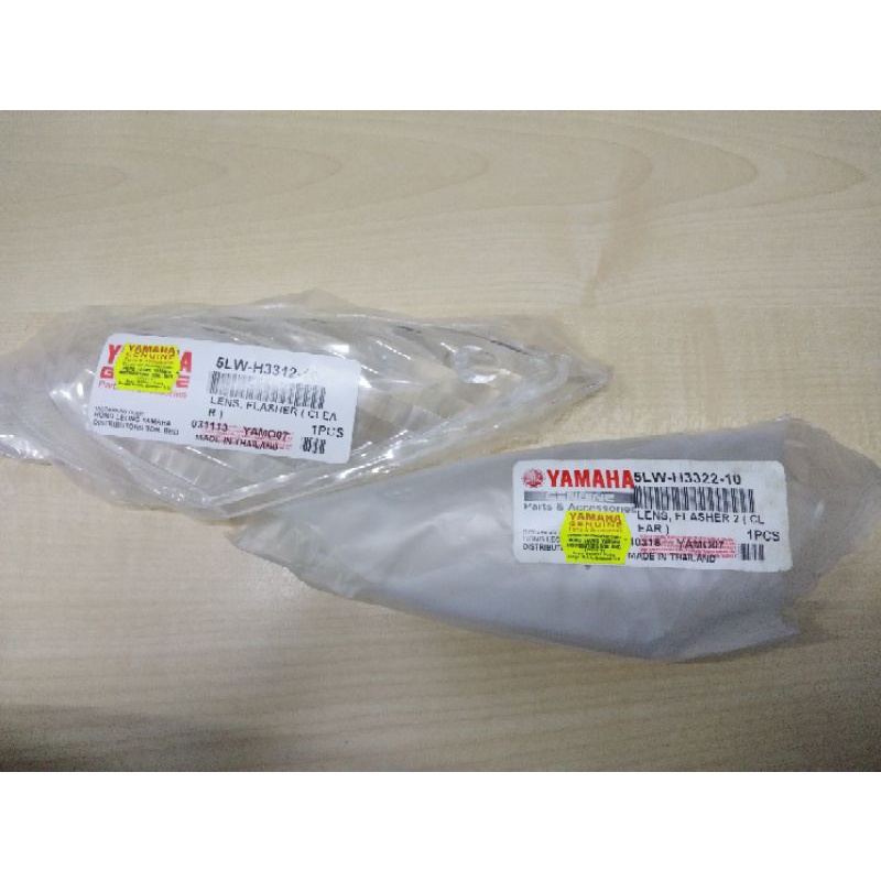 Signal Lens DEPAN SET (LH/RH)(CLEAR) Nouvo FIRST MODEL NOS original ...