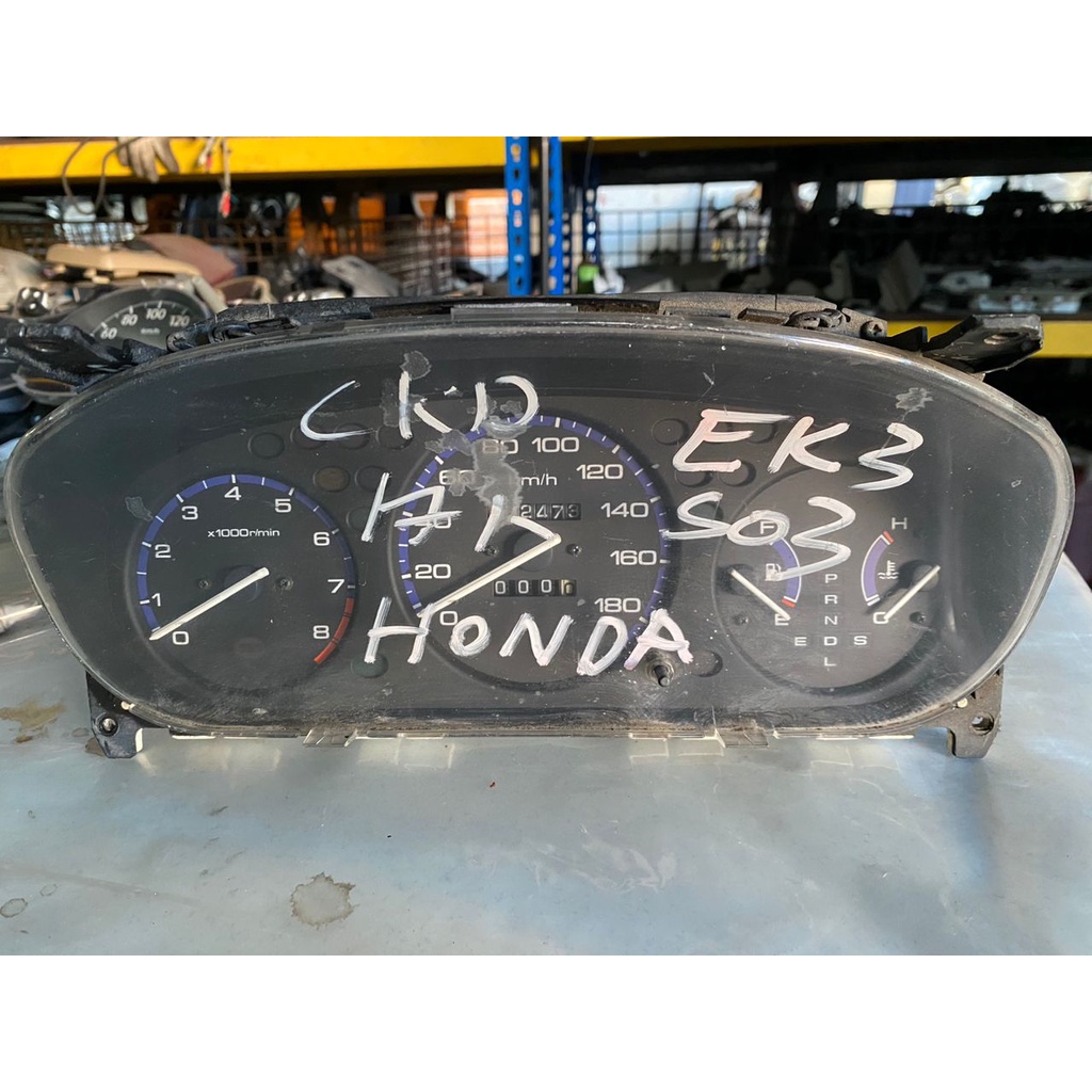 HONDA CIVIC EK SO4 SPEEDOMETER EK3 EK4 METER CLUSTER ORIGINAL HALFCUT ...