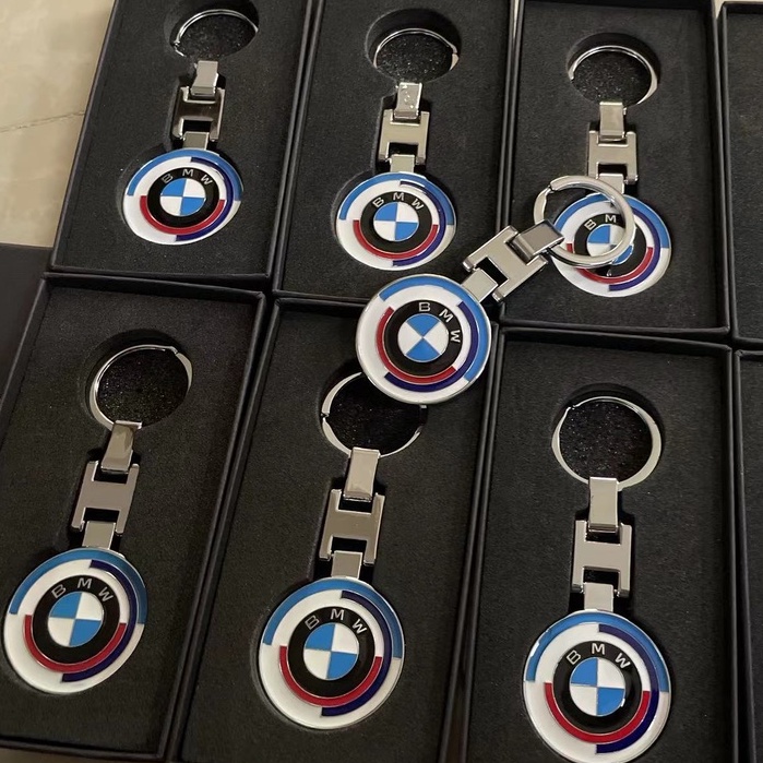 Ready Stock BMW 50th Anniversary Commemorative Model Replica Keychain ...