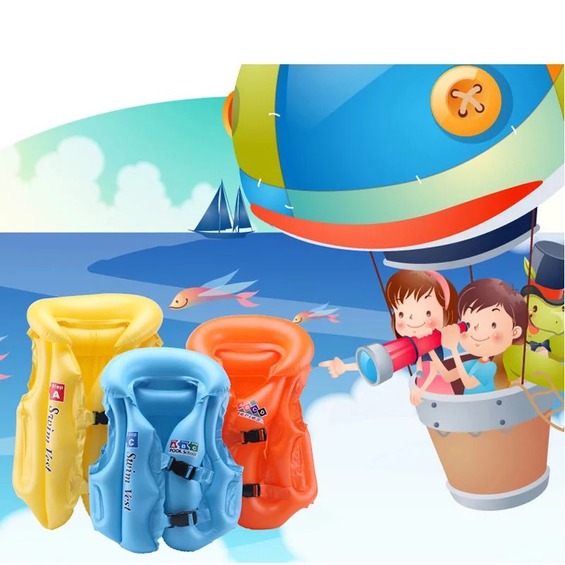 ABC Children Baby Inflatable Swimming Vest Safety Life Jacket ...