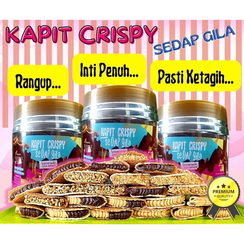 KUIH KAPIT / KUIH SEPIT CRISPY 5 in 1 - SEDAP, RANGGUP, INTI PENUH ...
