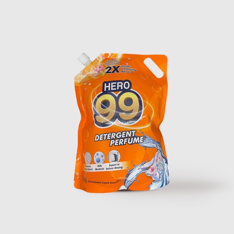 Hero 99 DETERGENT PERFUME 1.6KG Refill | NEW ENCAPSULATION TECHNOLOGY ...