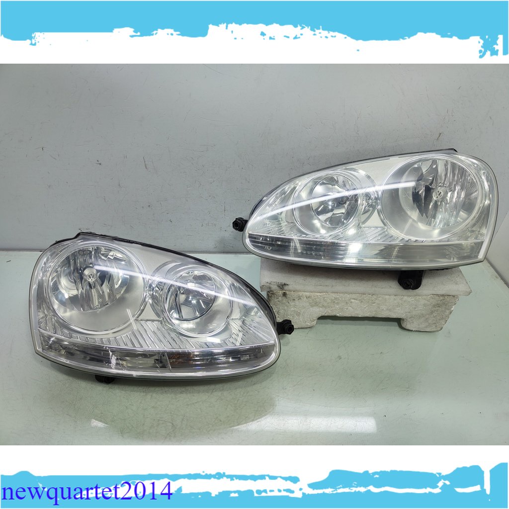 ORIGINAL HELLA Volkswagen VW Golf MK5 2003-2008 Front Headlights Head ...
