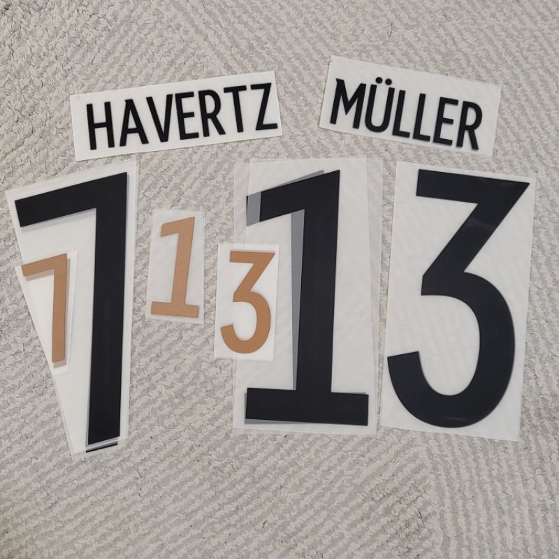 Germany Home Away World Cup 2022 Nameset HAVERTZ 7 / MULLER 13 | Shopee ...