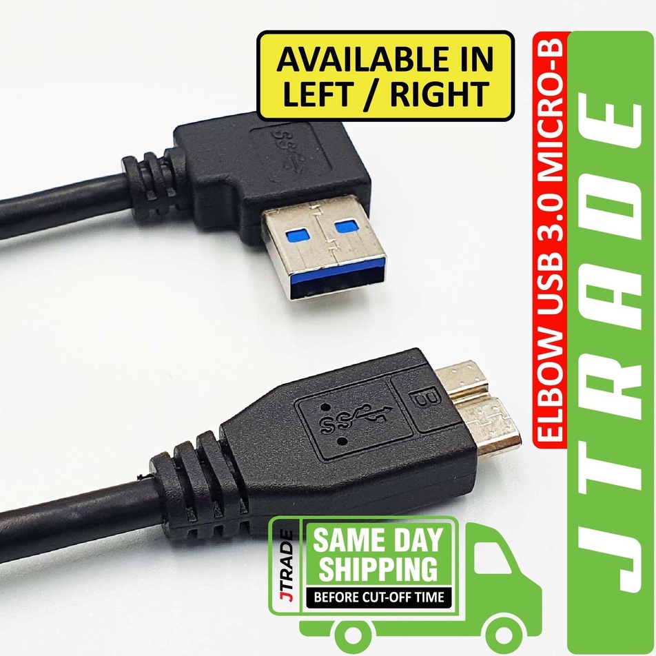 USB 3.0 Elbow Micro B External Hard Disk Drive Cable High Quality 5Gbps ...