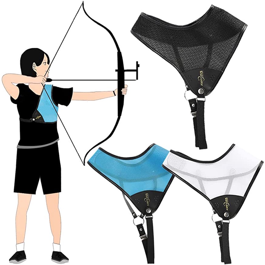Archery Tournament Chest Guard, Mesh Material Breathable Adjustable ...