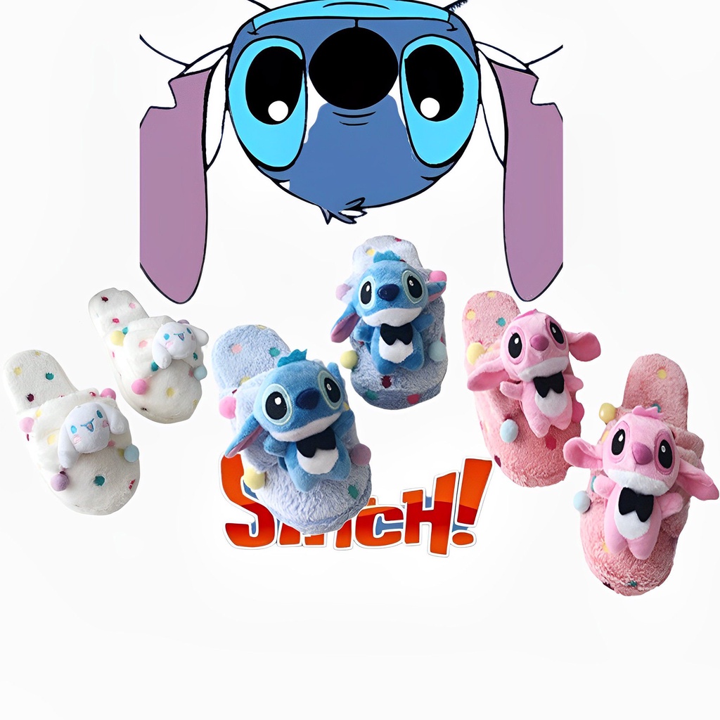 Uppers Plush Slip-on Design Stitch Disney Women For Gifts | Shopee Malaysia