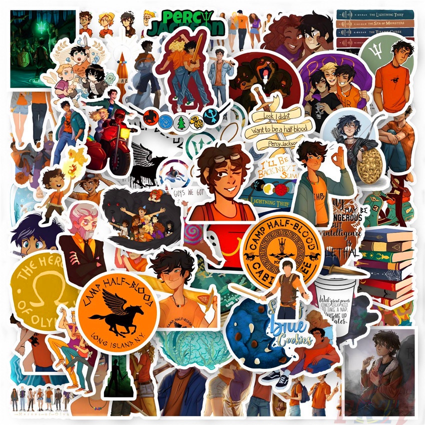 Percy Jackson Series 02 Stickers 60Pcs/Set Fashion DIY Waterproof ...