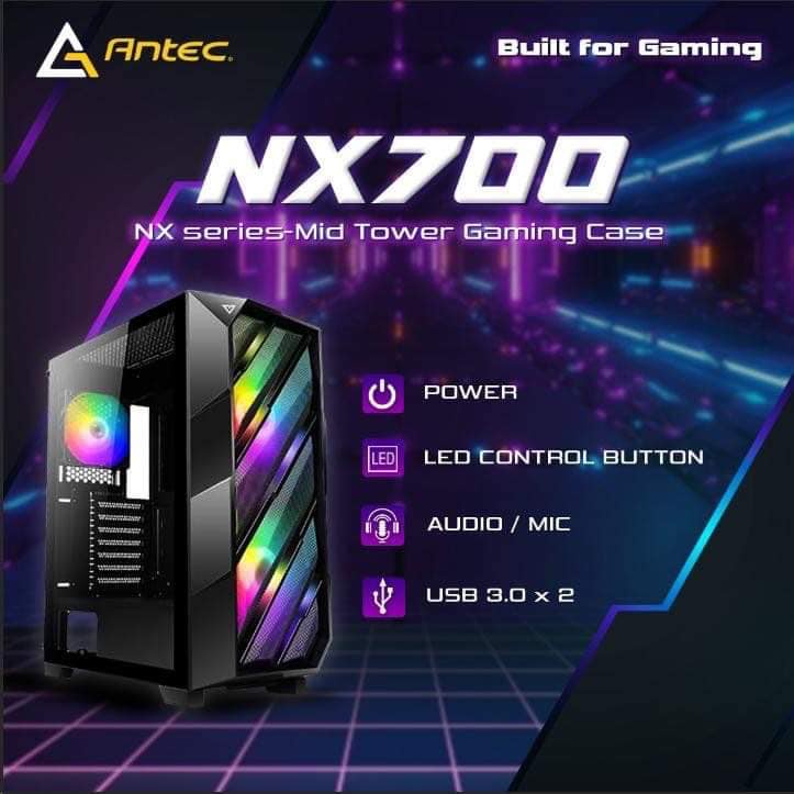 Antec NX700 RGB Tower Case | Shopee Malaysia