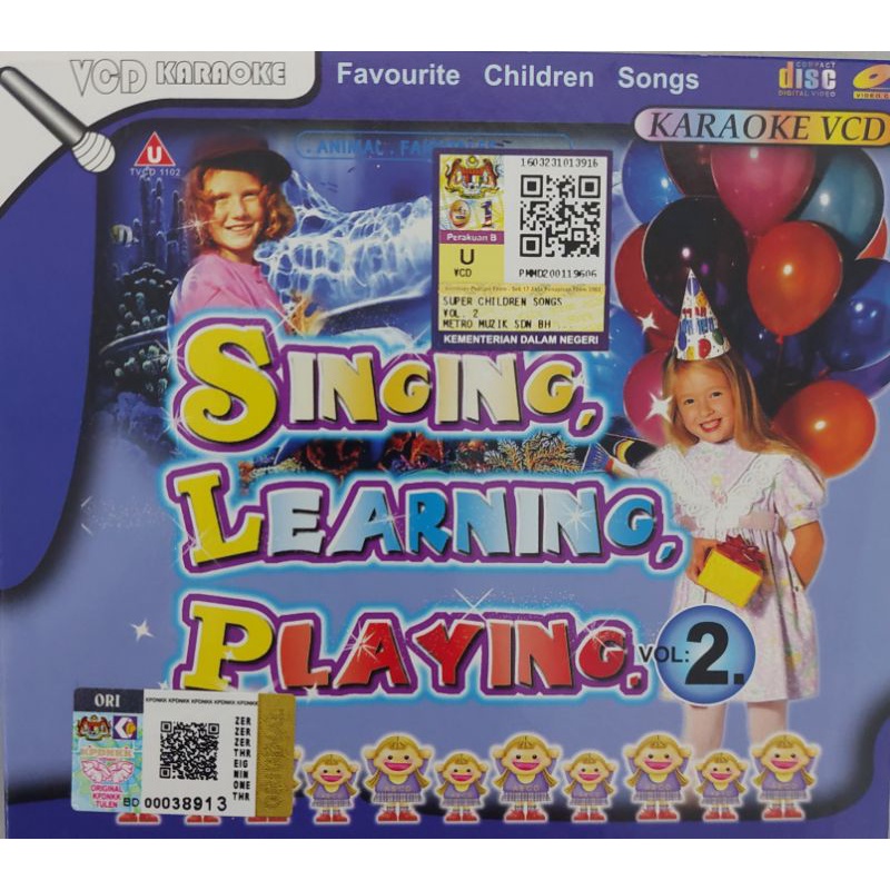 Original VCD Singing Learning Playing Vol.2 | Shopee Malaysia