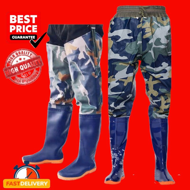 Kasut turun sawah bendang berkualiti/Kasut menangkap ikan/Fishing pants ...