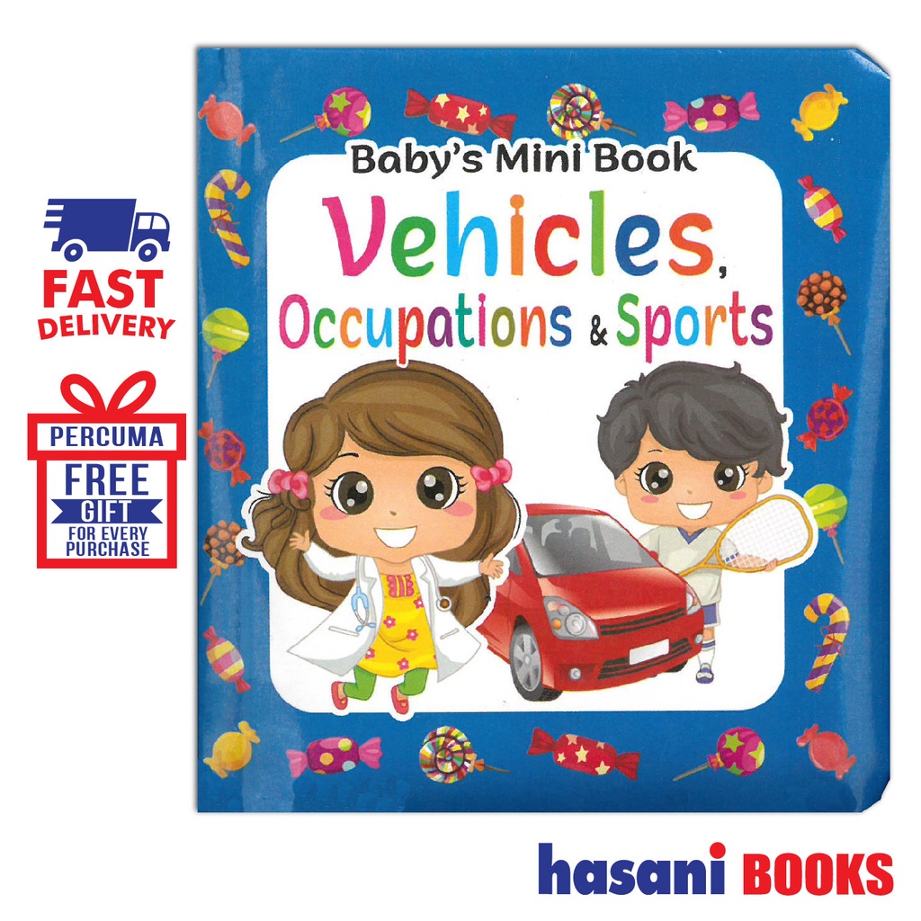 Hasani Mind To Mind Baby's Mini Book Vehicles Occupations And Sports ...